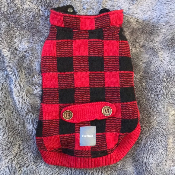 Accessories | Fuzzyard Lumberjack Red Pet Jacket Size 1 | Poshmark